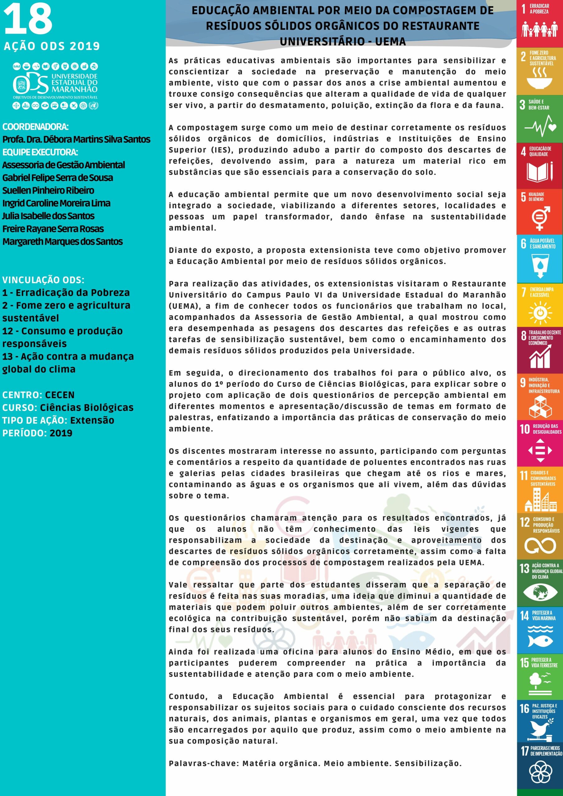 ODS | Educação Ambiental por meio da Compostagem de Resíduos Sólidos ...