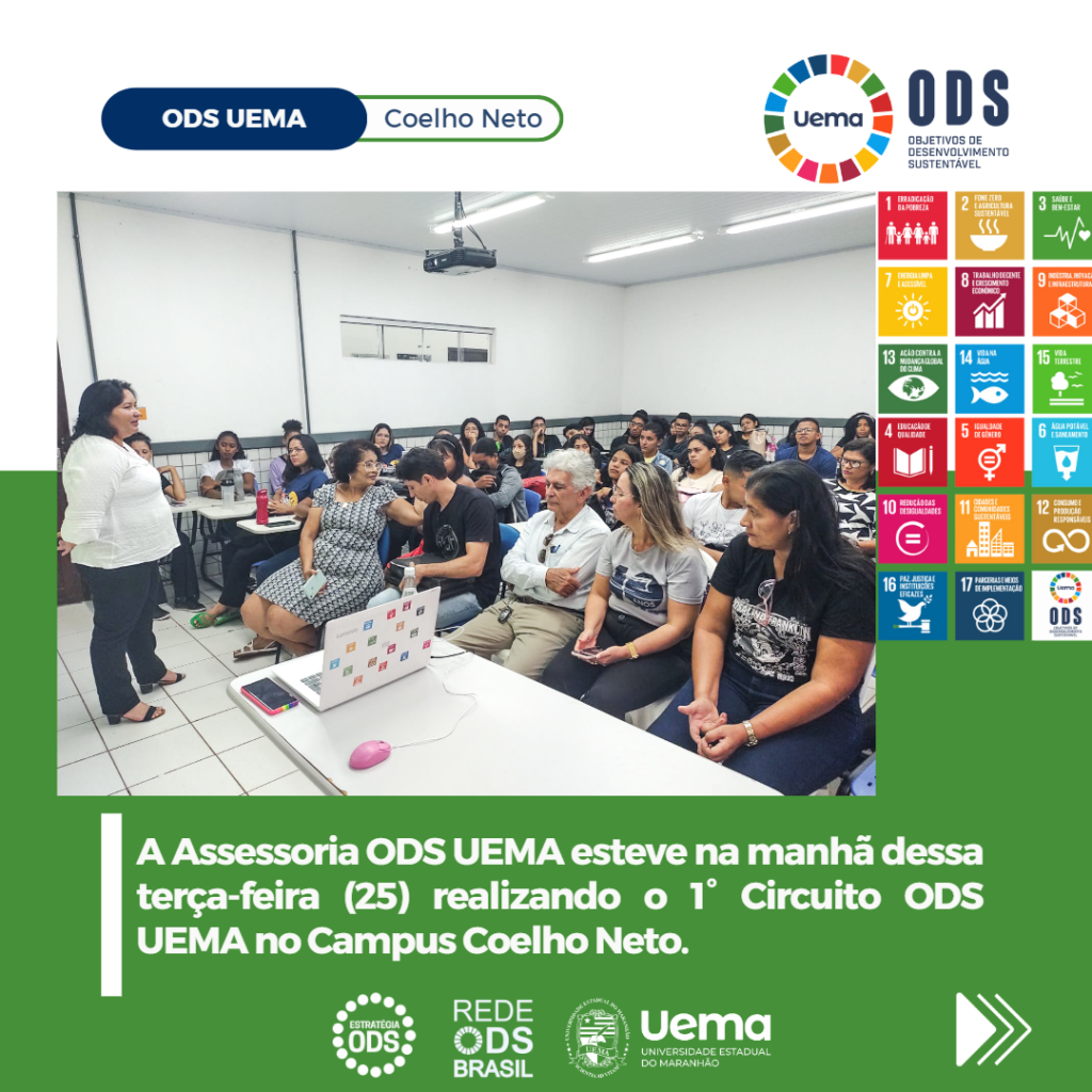 ODS | 1º Circuito ODS UEMA chega ao Campus Coelho Neto